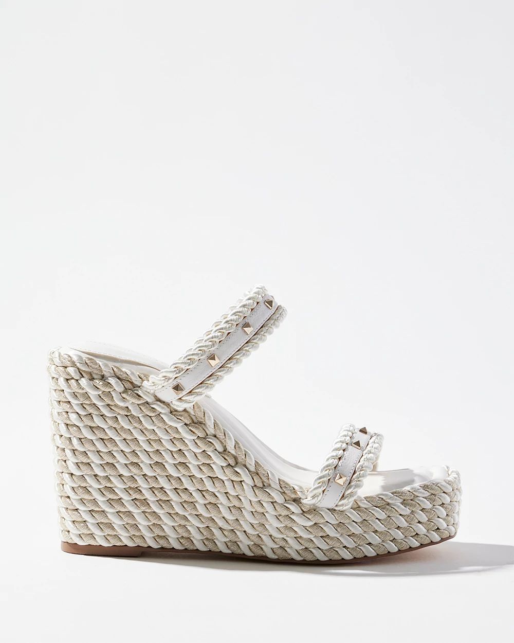 Studded Rope Wedge | White House Black Market