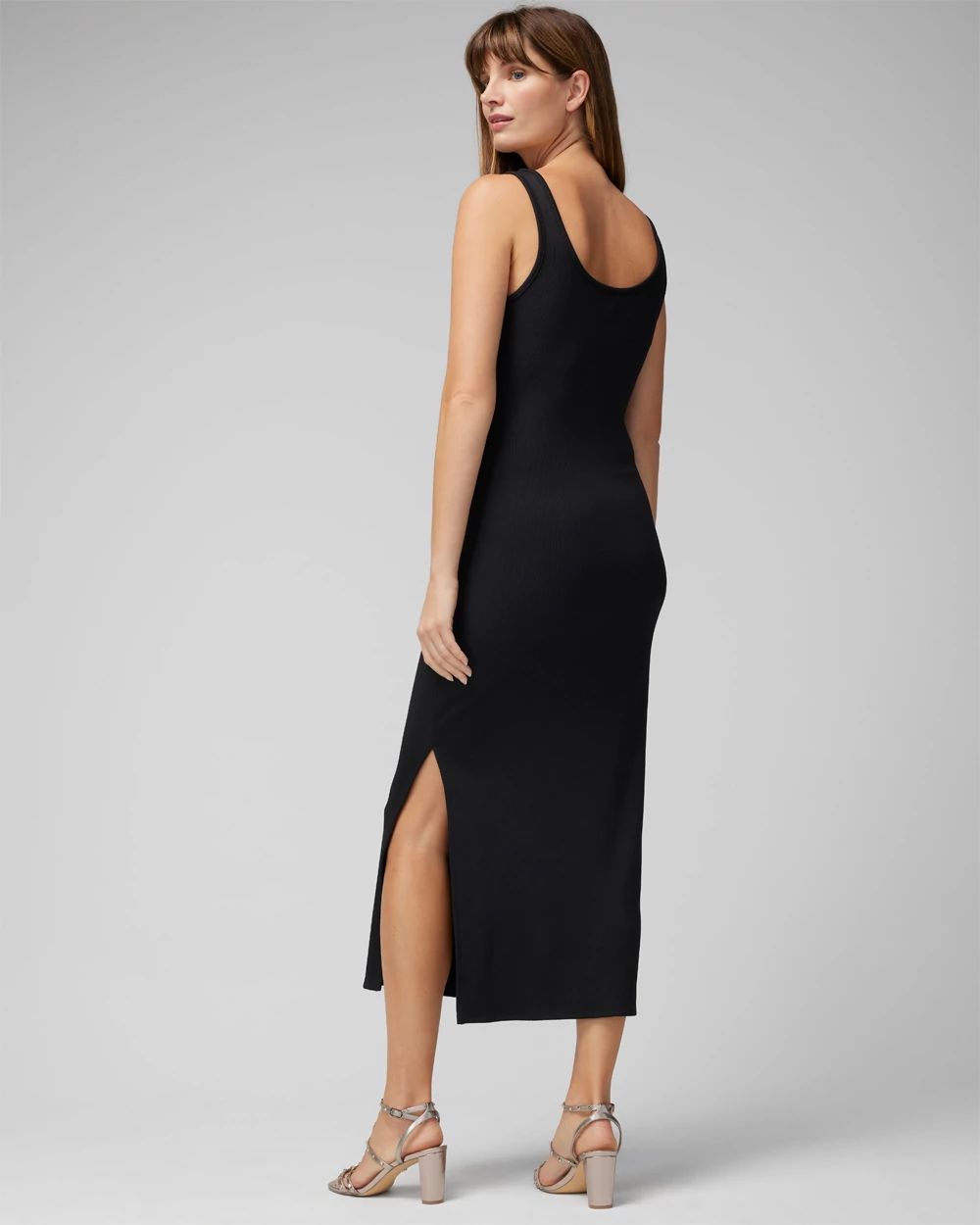 WHBM® FORME Rib Scoopneck Dress | White House Black Market